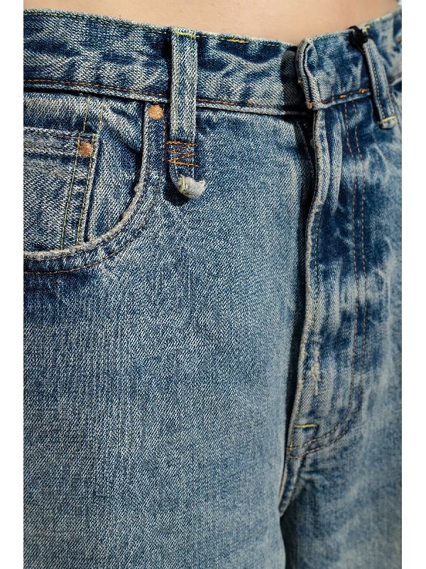 알써틴(R13) 스트레이트 턴업 데님 팬츠 R13WD081D107B 0-VINTAGE FYYFF SELVEDGE | jentestore