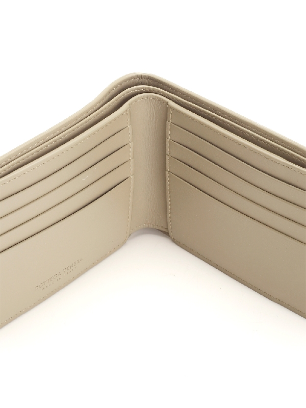 보테가 베네타(BOTTEGA VENETA) 인트레치아토 카프스킨 바이 폴드 지갑 605721/VCPQ42919 | jentestore