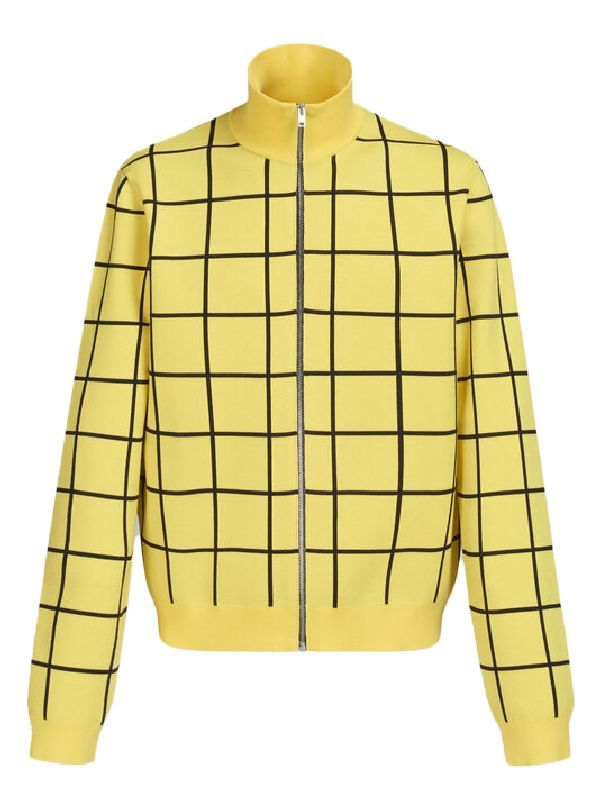 마르니(MARNI) 체크 패턴 하이넥 트랙자켓 CDMG0117Q0UFV111/N#CHY56 | jentestore