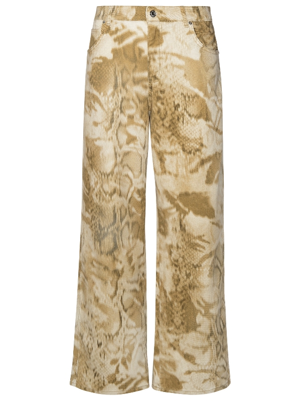 블루마린(Blumarine) 카고 패치 프린트 보이핏 팬츠 2J128AM8236 | jentestore