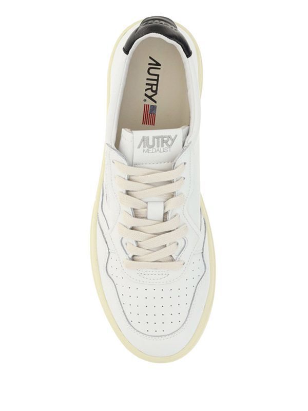 오트리(AUTRY ) 메달리스트 로우탑 스니커즈 AULMLL22 WHT BLACK | jentestore