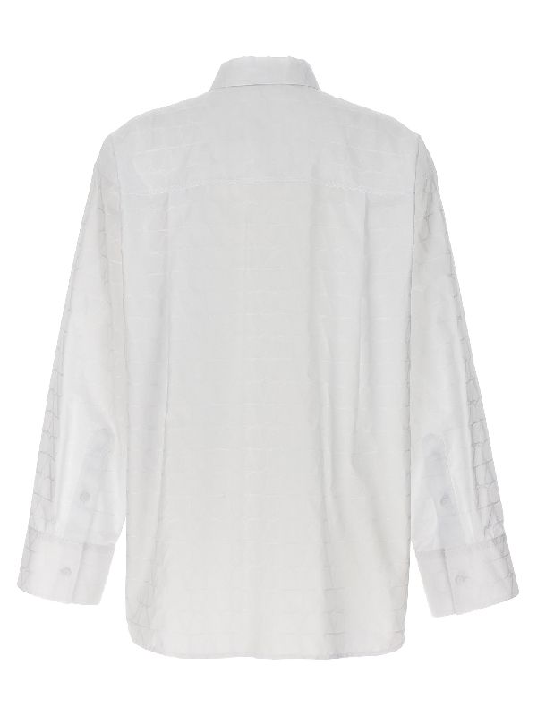 발렌티노(VALENTINO) 아이코노그래피 포플린 셔츠 4B3AB5W98H00BO | jentestore