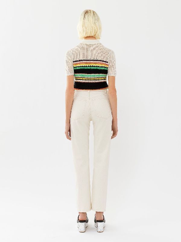 끌로에(Chloe) 크로셰 폴로 울 니트 CHC23UMP12520 0YA | jentestore