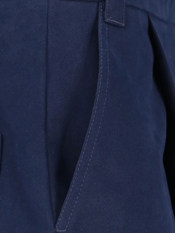 스튜디오 니콜슨(STUDIO NICHOLSON) SORTE 핀턱 볼륨 팬츠 SORTE SNM - 351 - DARK NAVY ...