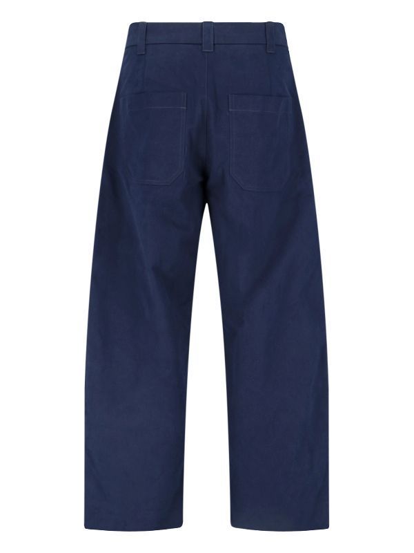 스튜디오 니콜슨(STUDIO NICHOLSON) SORTE 핀턱 볼륨 팬츠 SORTE SNM - 351 - DARK NAVY ...