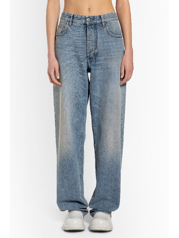 보테가 베네타(BOTTEGA VENETA) 와이드 레그 워싱 데님팬츠 740398V34A0 4715 | jentestore