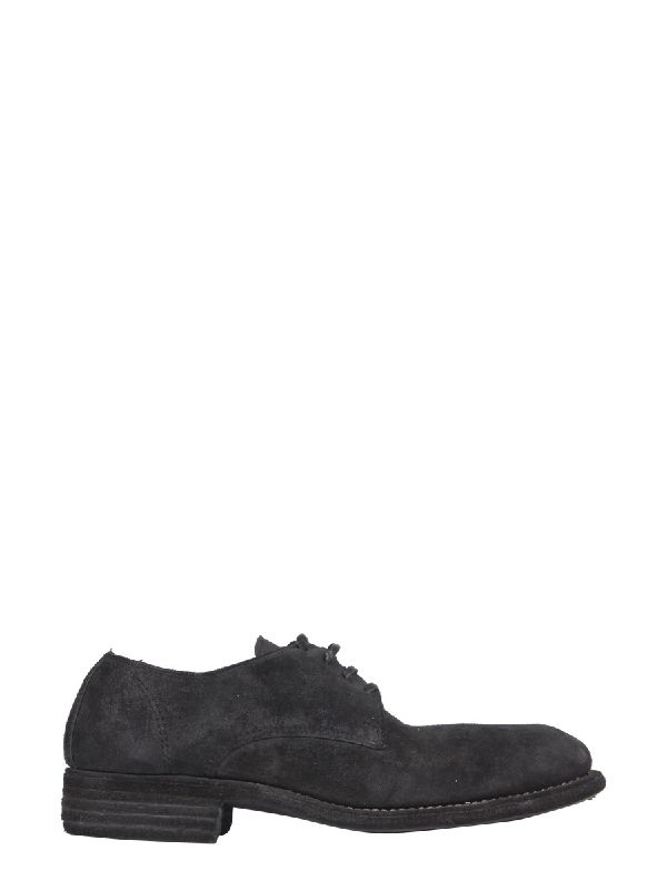 구이디(GUIDI) 992 레이스업 더비 슈즈 992_BLKT | jentestore