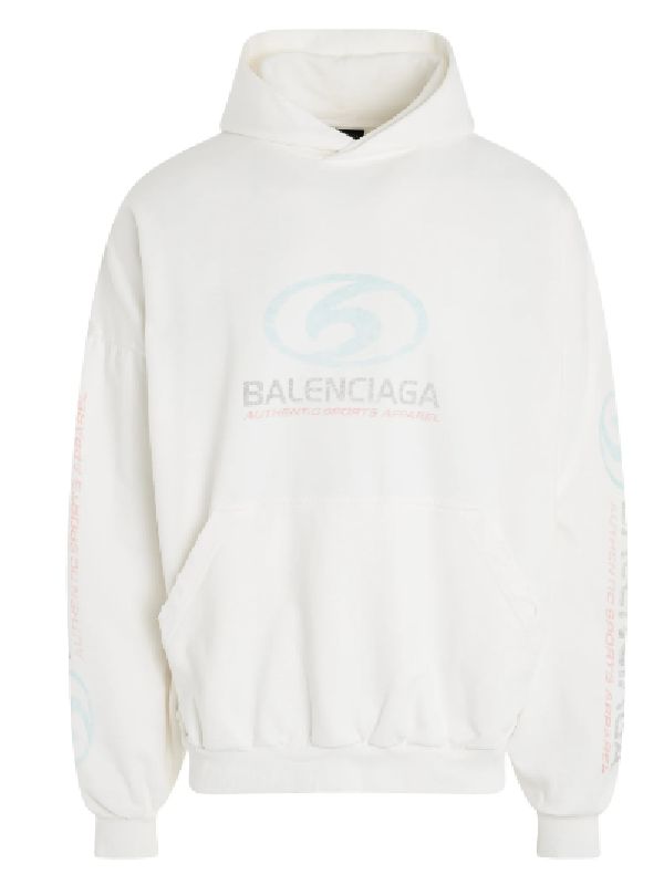 발렌시아가(BALENCIAGA) 서퍼 로고 오버사이즈 코튼 후드탑 761458TPVM59038 | jentestore