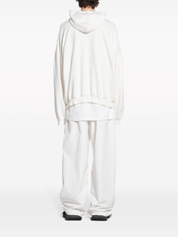 발렌시아가(BALENCIAGA) 서퍼 로고 오버사이즈 코튼 후드탑 761458TPVM59038 | jentestore