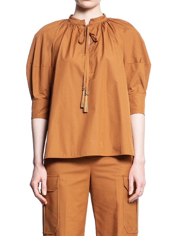 막스마라(Max Mara) CARPI 코튼 블라우스 2411111042600 | jentestore