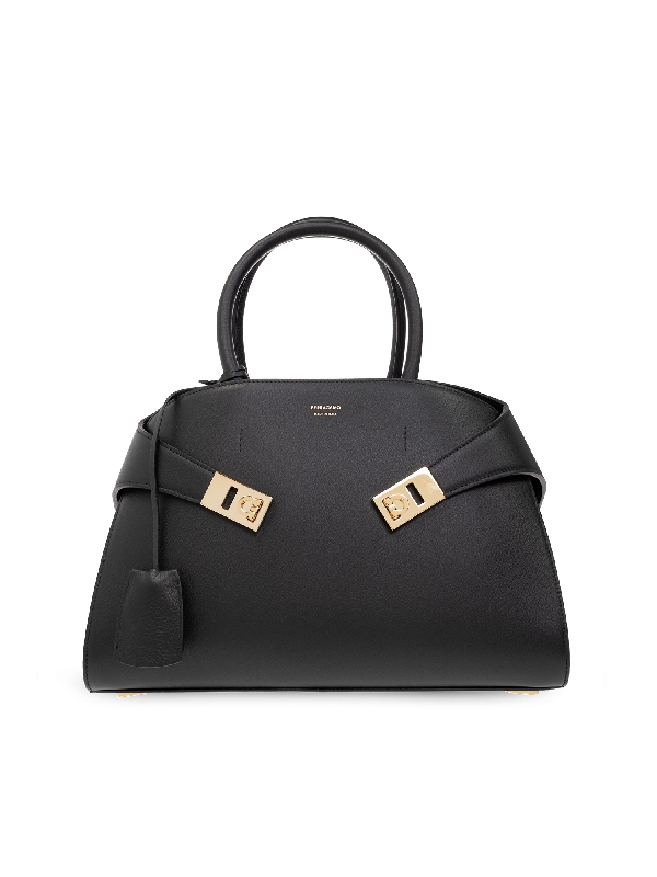 페레가모(FERRAGAMO) HUG 레더 스몰 토트백 215608 HUG TH S 766758-NERO | jentestore