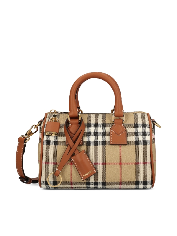 버버리(BURBERRY) 체크 캔버스 미니 토트백 8071357 A9534 | jentestore