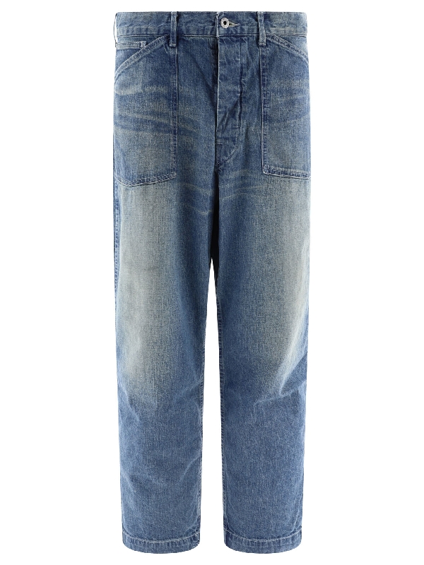 휴먼 메이드(HUMAN MADE) 배기 데님 팬츠 HM27PT011INDIGO | jentestore