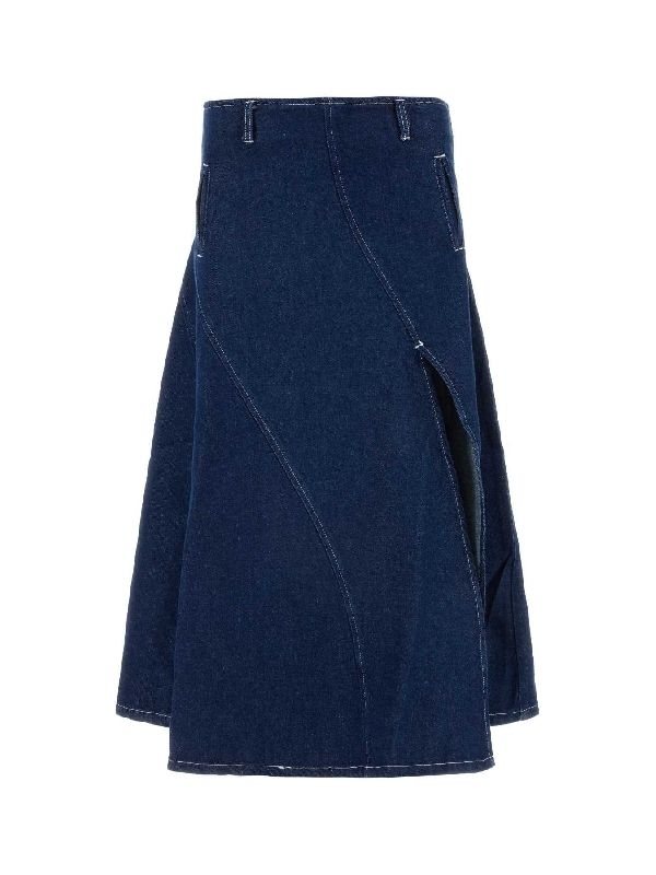 기마구아스(gimaguas) OAHU 코튼 데님 스커트 OAHUSKIRT BLUE | jentestore