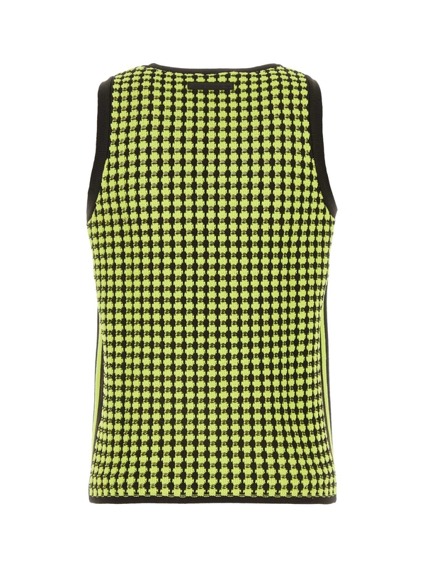 웨일스 보너(Wales Bonner) 아디다스 백 로고 크로셰 탱크탑 IY2046 SEMIFRYELBROWN | jentestore