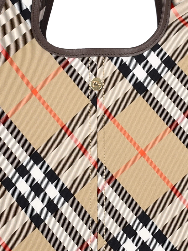 버버리(BURBERRY) 체크 패턴 코튼 토트백 8094685 B9368 | jentestore