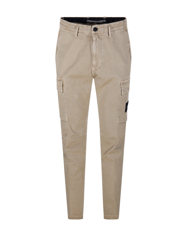 스톤아일랜드(STONE ISLAND) 와펜 패치 코튼 카고 팬츠 811530401 V0194 | jentestore