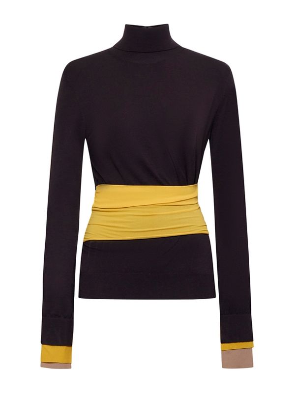 펜디(FENDI) 로고 하이넥 울 니트 FZXC43 ASJGF0AU3 | jentestore