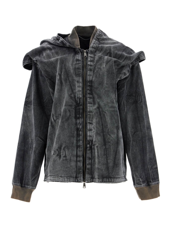 와이프로젝트(Y/PROJECT) 벨크로 하이브리드 카고 데님 자켓 207JA005 D15 A0001 | jentestore