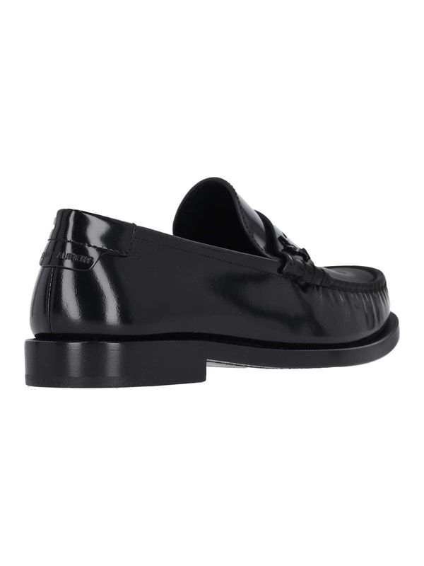 생로랑(SAINT LAURENT) 카산드라 레더 페니 로퍼 670232 AAA7R 1000 | jentestore