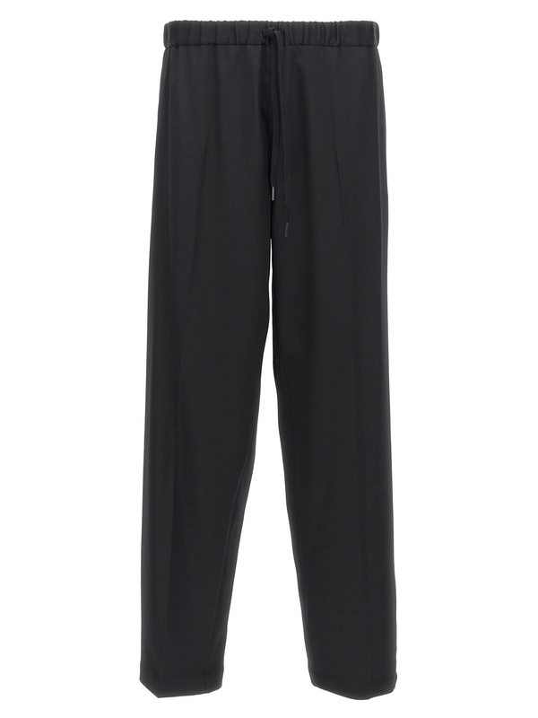 MM6 메종 마르지엘라(MM6 Maison Margiela) 백 스티츠 드로스트링 팬츠 SH0KA0023M35153900 ...