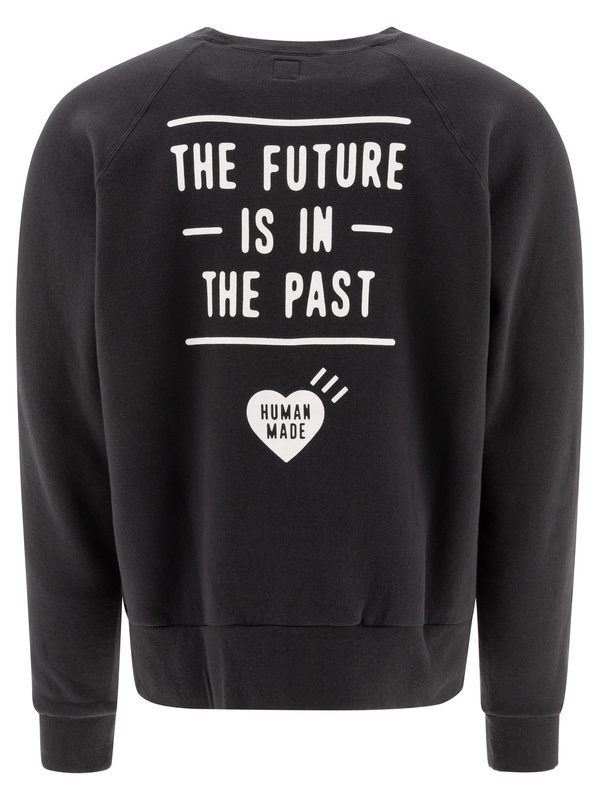 휴먼 메이드(HUMAN MADE) 로고 프린팅 스웨트셔츠 HM28CS045BLACK | jentestore