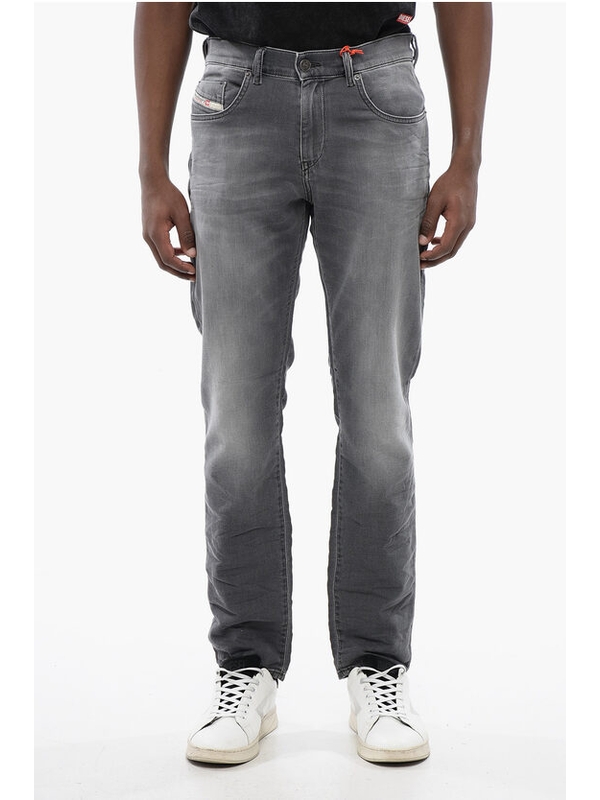 디젤(DIESEL) 워싱 디테일 코튼 데님 팬츠 A05514 068HS 02 | jentestore