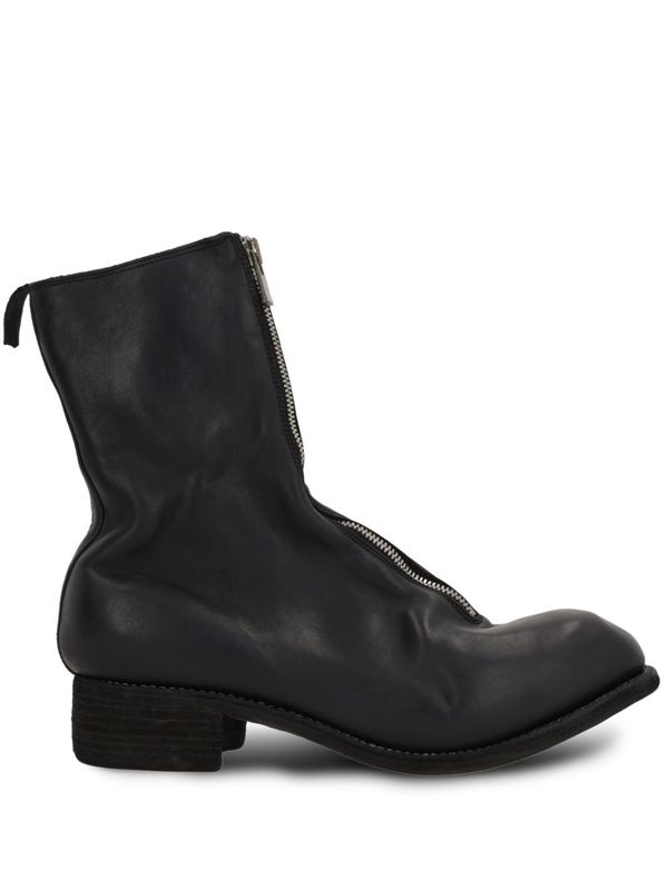 구이디(GUIDI) 구이디 블랙 앵클 부츠 PL2 BLKT | jentestore