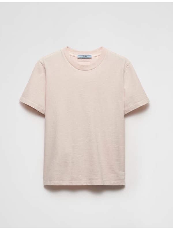 프라다(PRADA) 프라다 핑크 반팔 티셔츠 3548BSOOO145S F0924 | jentestore