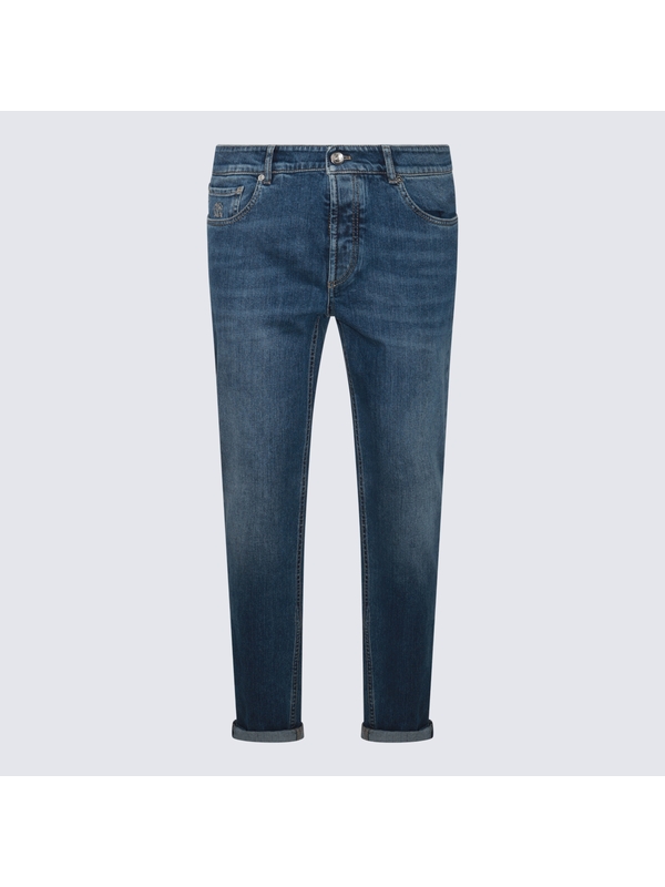 브루넬로 쿠치넬리(BRUNELLO CUCINELLI) 브루넬로 쿠치넬리 블루 데님 팬츠 M283PD3210 C1471 ...