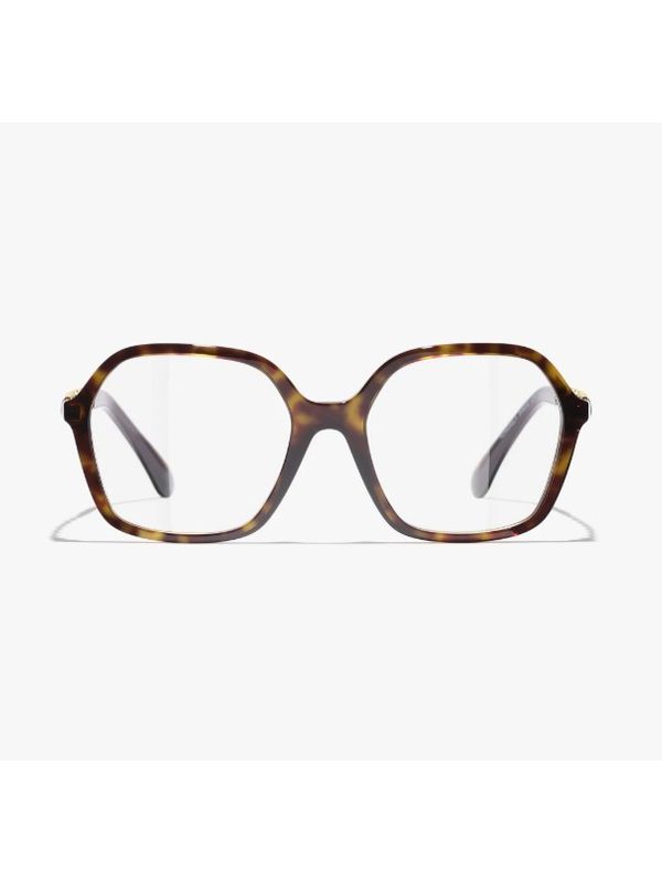 샤넬 아이웨어(CHANEL EYEWEAR) 샤넬 아이웨어 브라운 안경 3489Q VISTA-C714 | jentestore