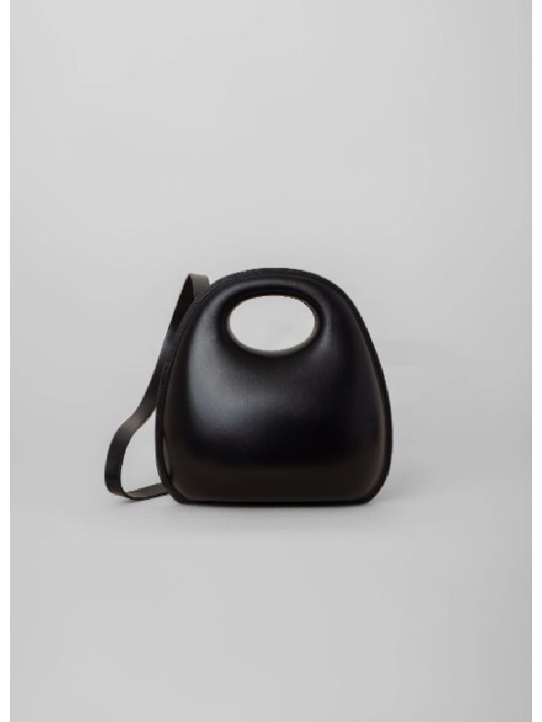 르메르(LEMAIRE) 블랙 핸들 레더 에그백 W CAO BG248 LL111 999 | jentestore