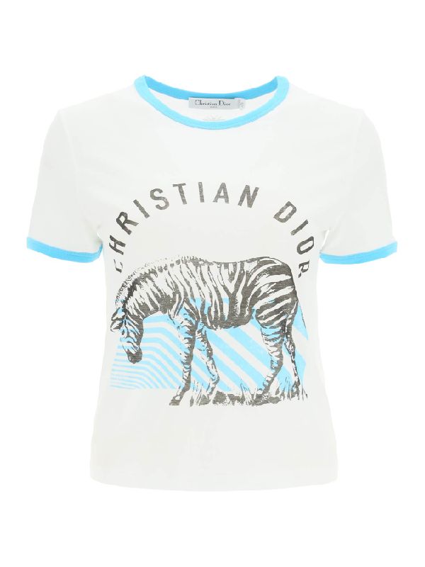 디올(Dior) D-GUNGLE POP 모티브 저지 티셔츠 223T18A4499 5804 | jentestore