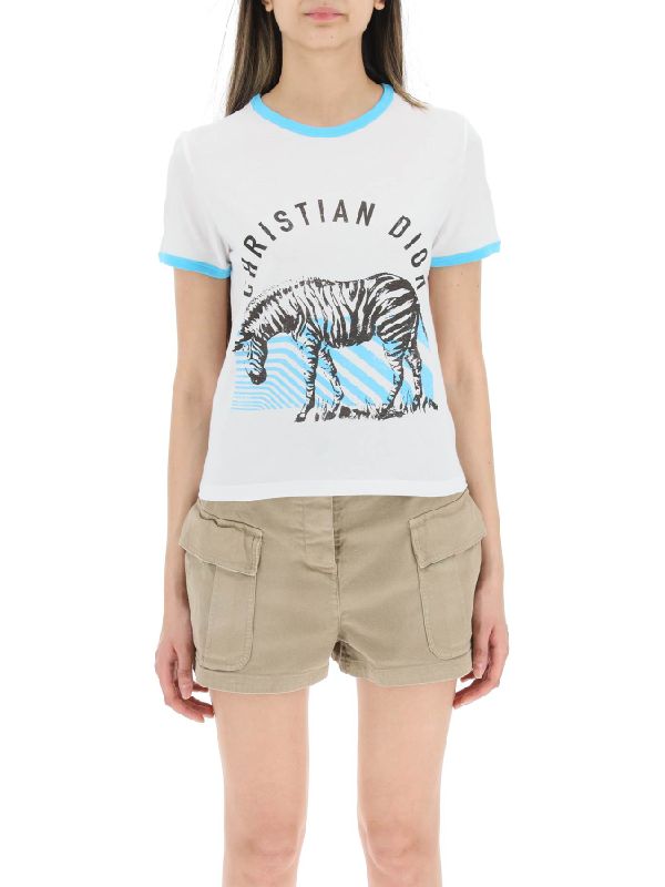 디올(Dior) D-GUNGLE POP 모티브 저지 티셔츠 223T18A4499 5804 | jentestore