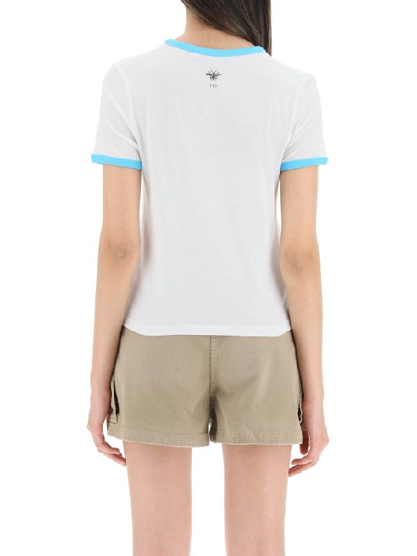 디올(Dior) D-GUNGLE POP 모티브 저지 티셔츠 223T18A4499 5804 | jentestore