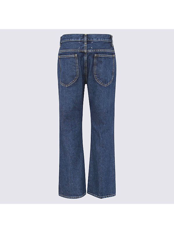 메종 마르지엘라(Maison Margiela) 백 스티치 킥플레어 크롭 데님 S51LA0158 S30561983 | jentestore