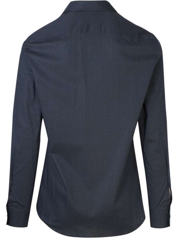 지 제냐(Z Zegna) 네이비 코튼 슬림핏 셔츠 ZCSO1 805280 80 | jentestore