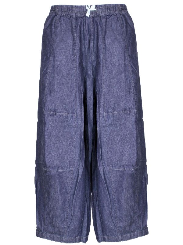 니들스(NEEDLES ) HD 드로스트링 와이드 데님 팬츠 MR231 A-Indigo | jentestore